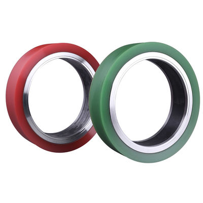 gang slitter rubber spacer Bonded