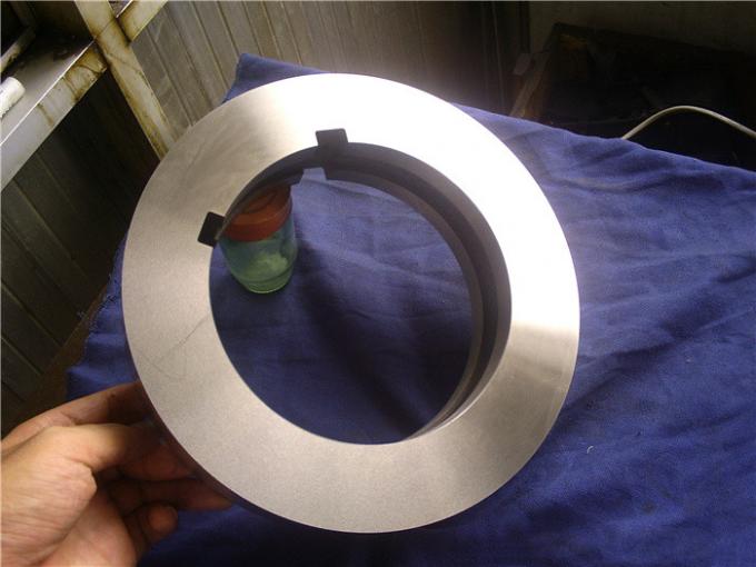 SKD11 Tungsten Carbide Shear Slitting Knives Circular Cold Rolling Side ...